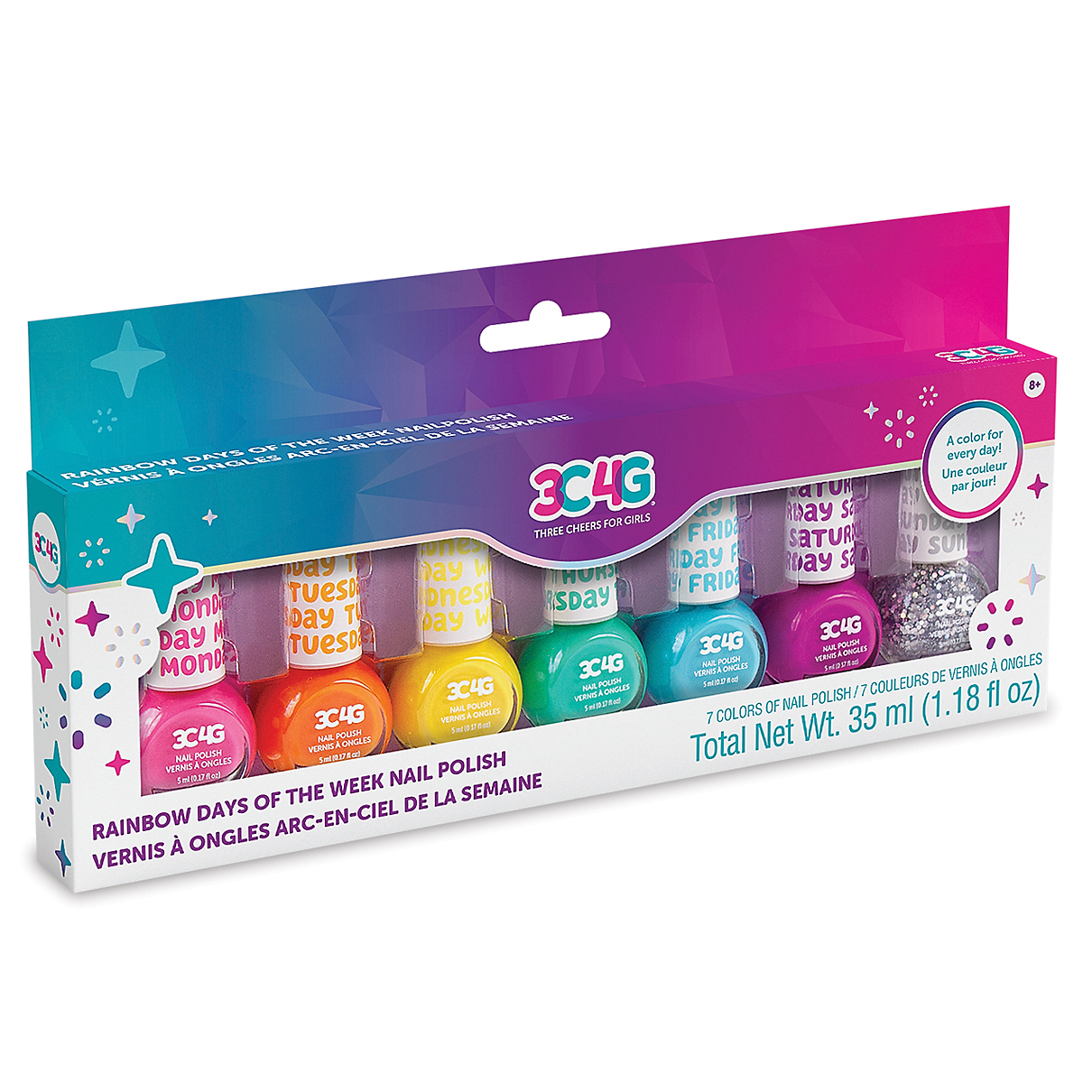 Days of the Week Nail Polish | Lillian Vernon