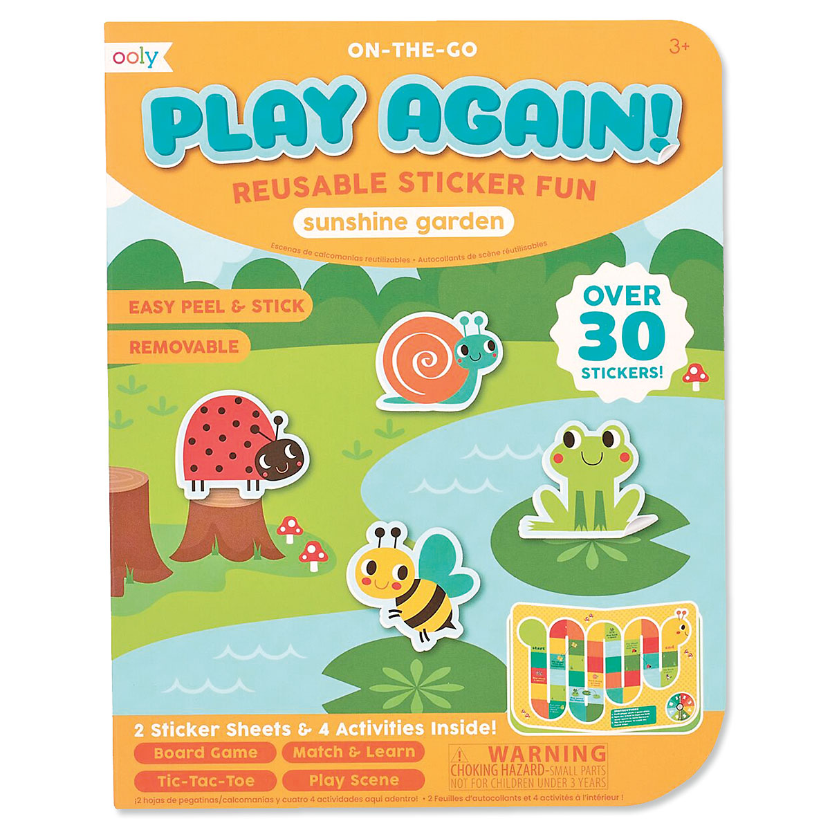 Play Again Sunshine Garden Reusable Stickers | Lillian Vernon