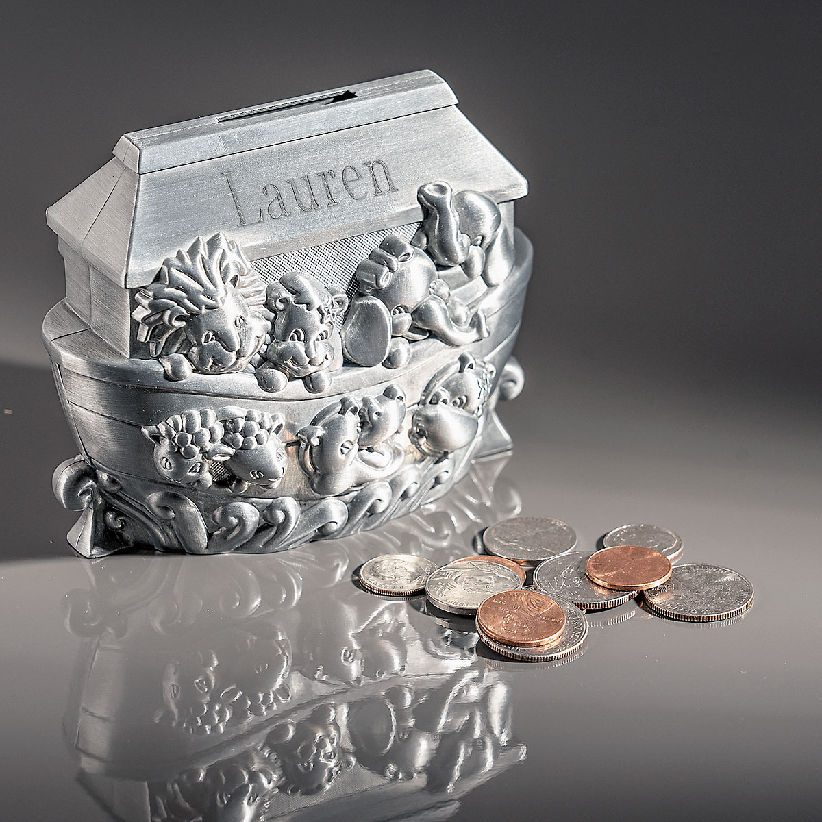 Noah's Ark Personalized Bank | Lillian Vernon