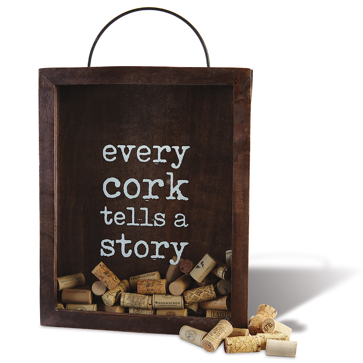 Every Cork Tells a Story Cork Holder | Lillian Vernon