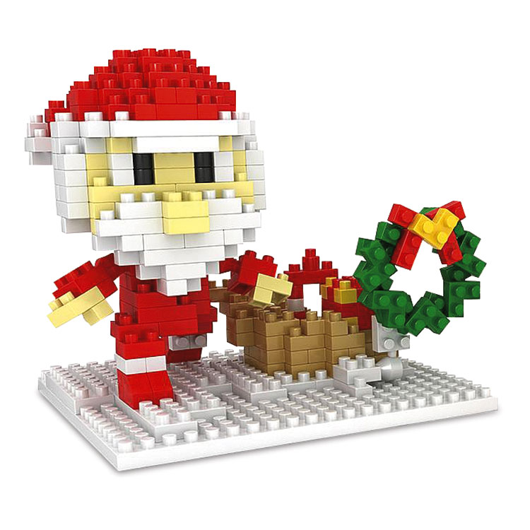 Santa in a Box Building Blocks | Lillian Vernon