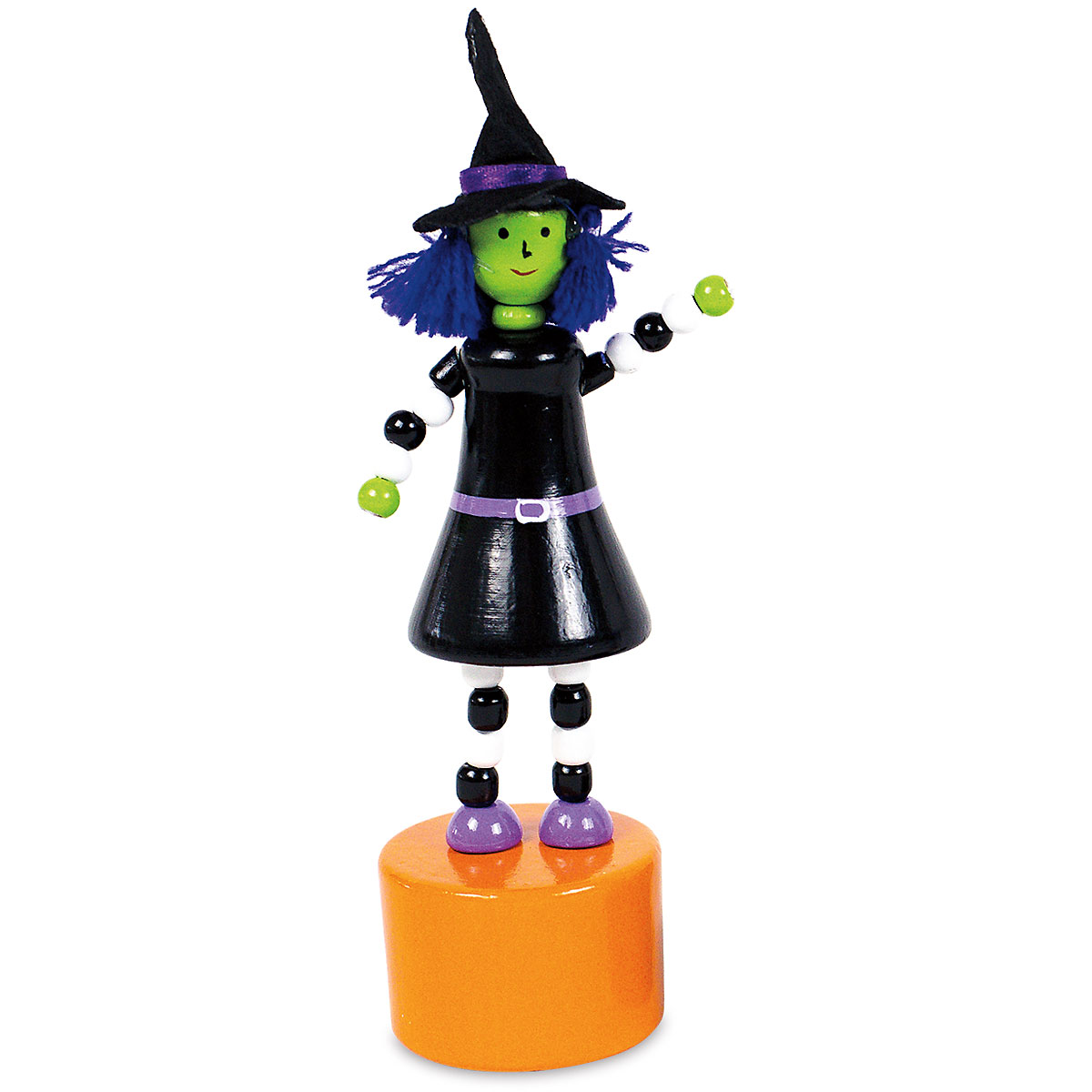 Witch Halloween Push Puppet | Lillian Vernon