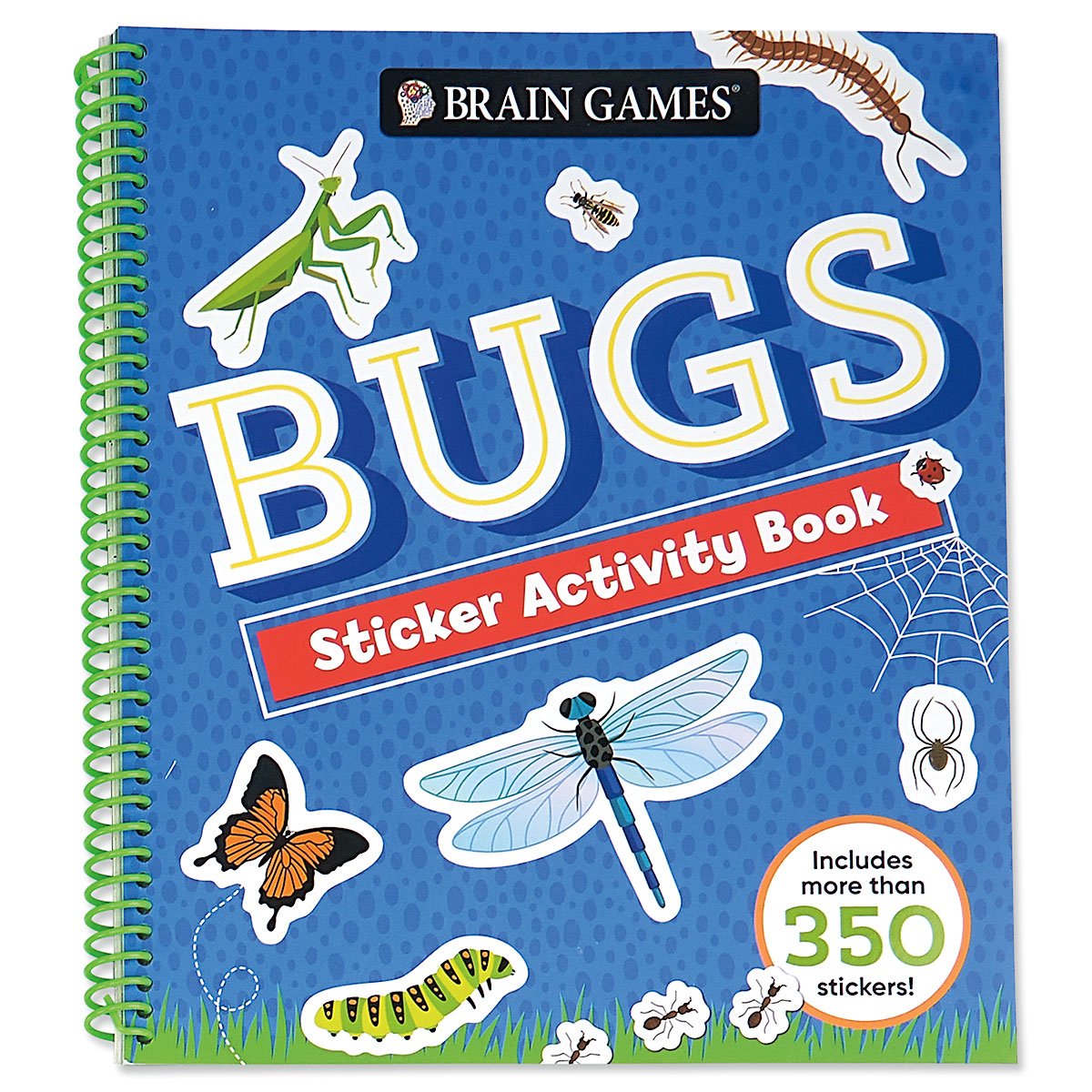 Bugs Sticker Activity Book Brain Games® | Lillian Vernon