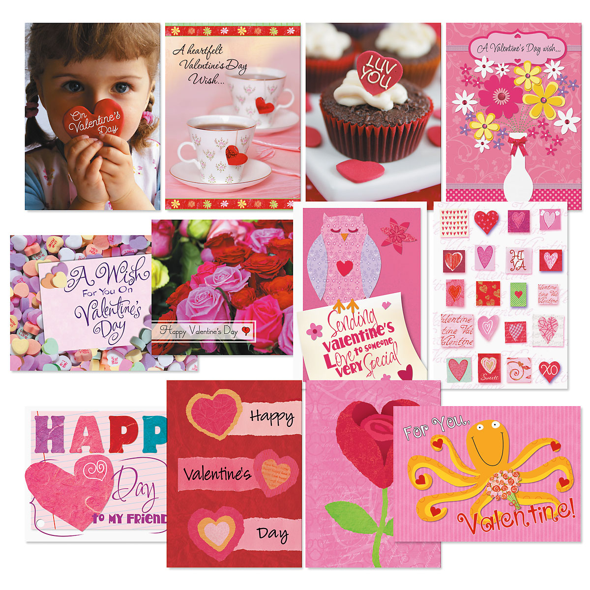 Valentine Style Cards Value Pack | Lillian Vernon