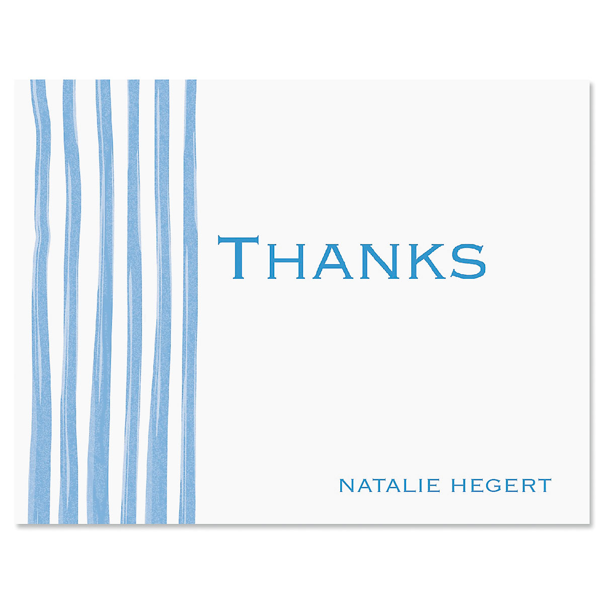 Sheer Delight Thank You Card-Blue-609279B | Lillian Vernon