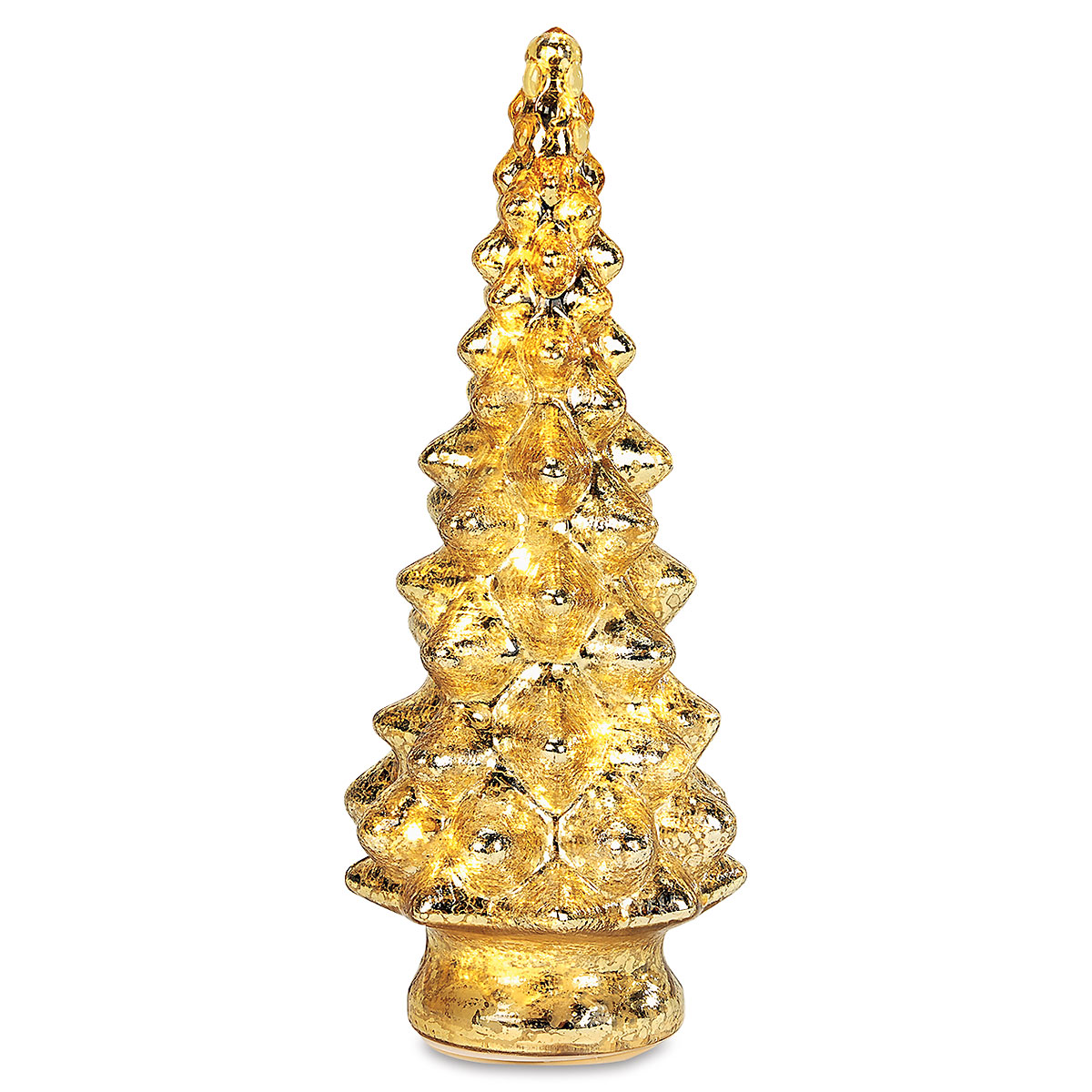 Gold LED Tree 10"H Decoration | Lillian Vernon