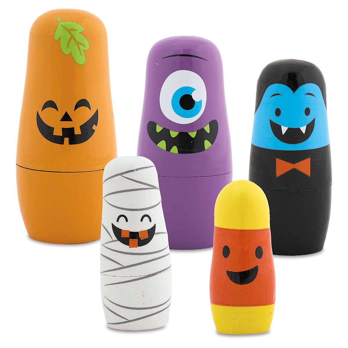 Halloween Characters Nesting Dolls | Lillian Vernon