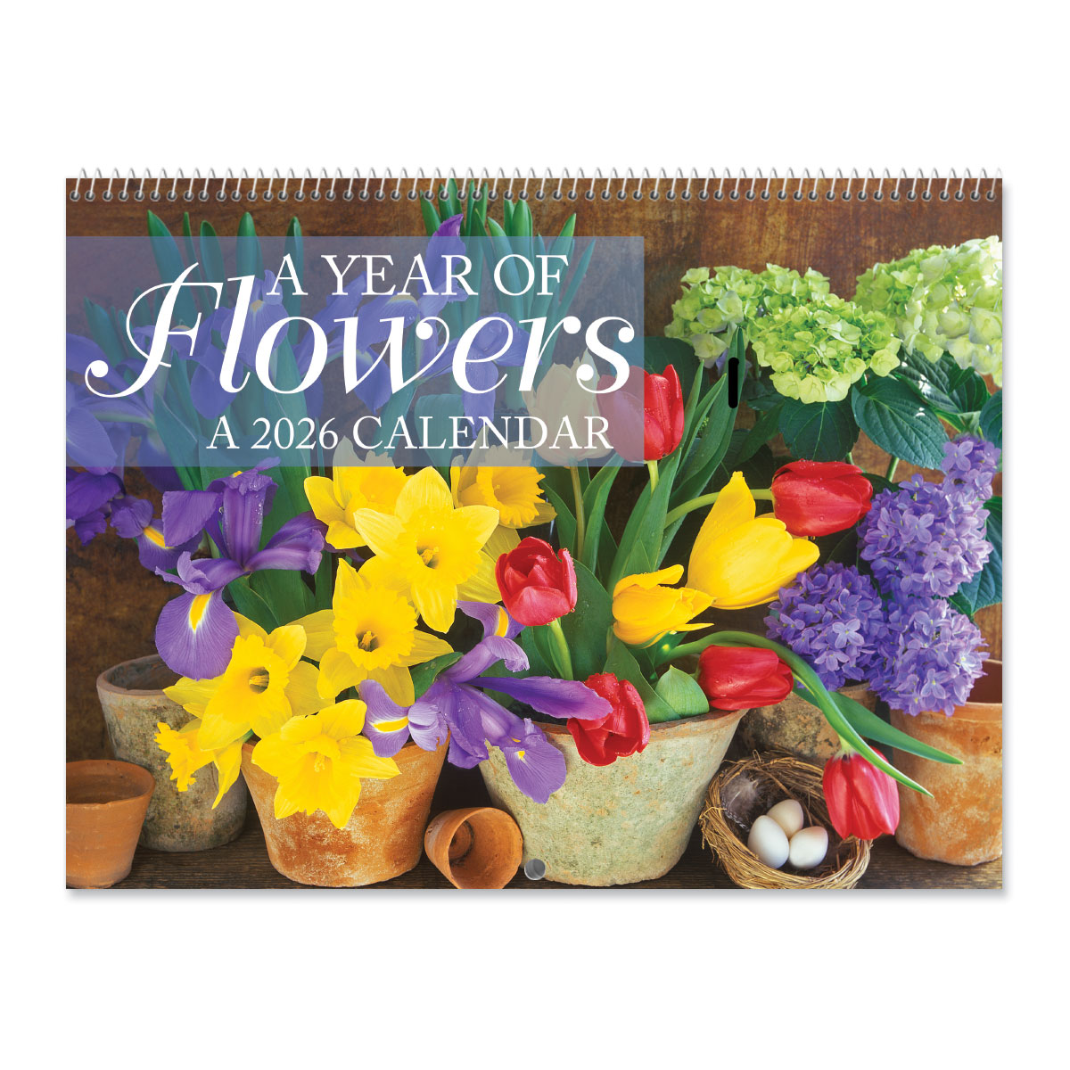 A Year of Flowers Wall 2026 Calendar | Lillian Vernon