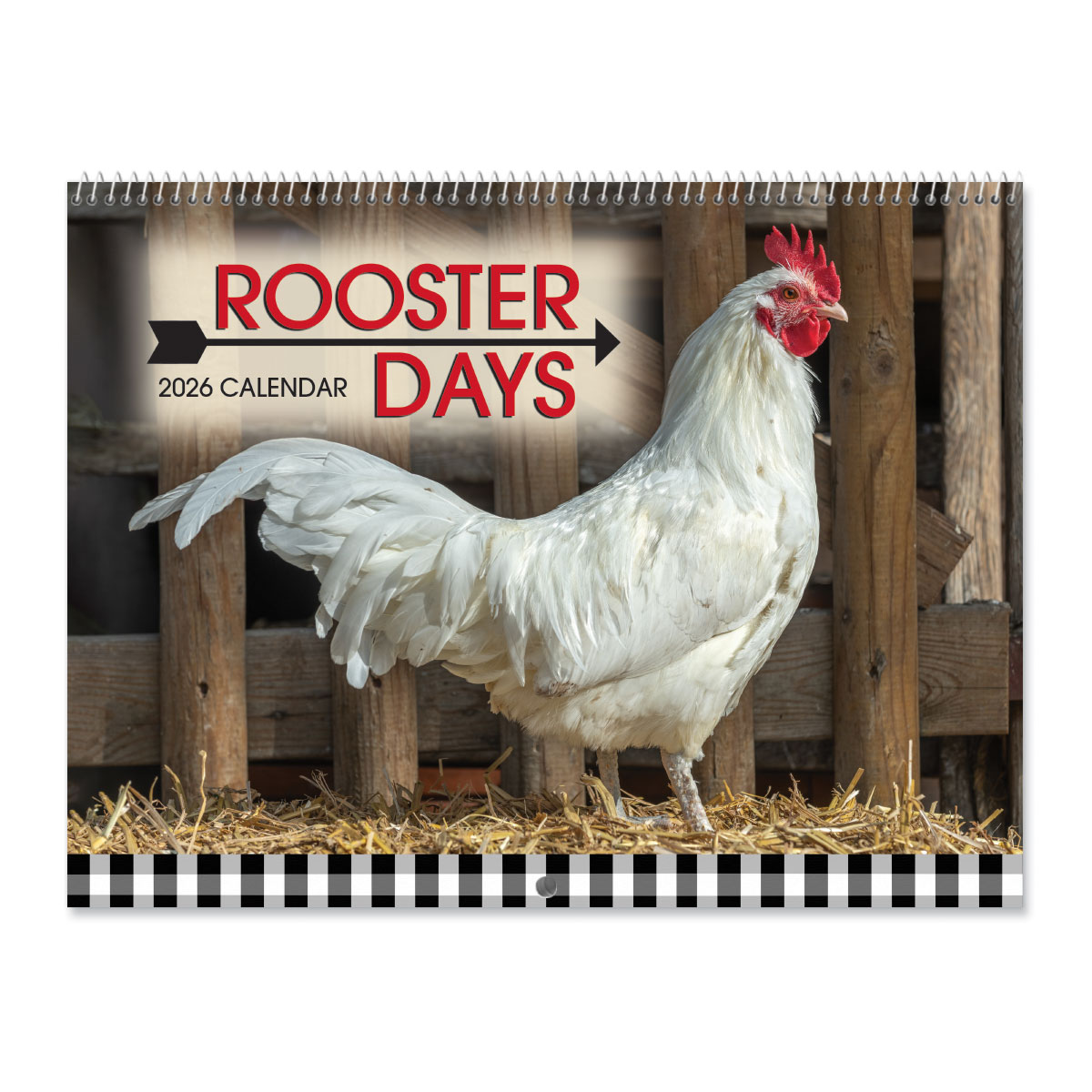 Rooster Days Wall 2026 Calendar | Lillian Vernon
