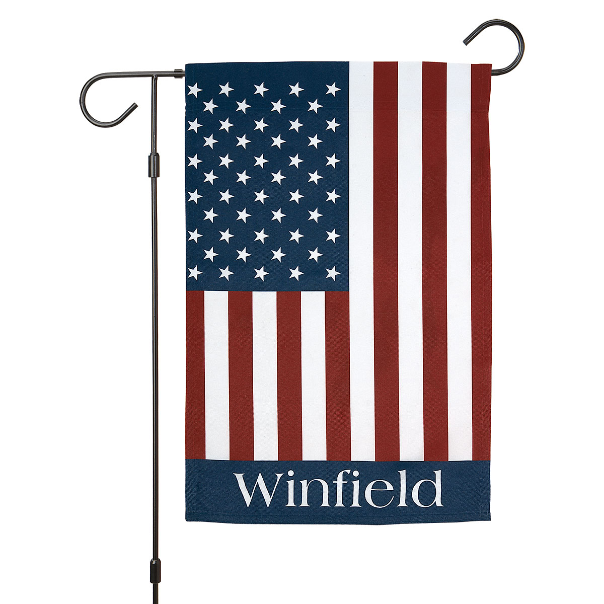 American Personalized Garden Flag | Lillian Vernon