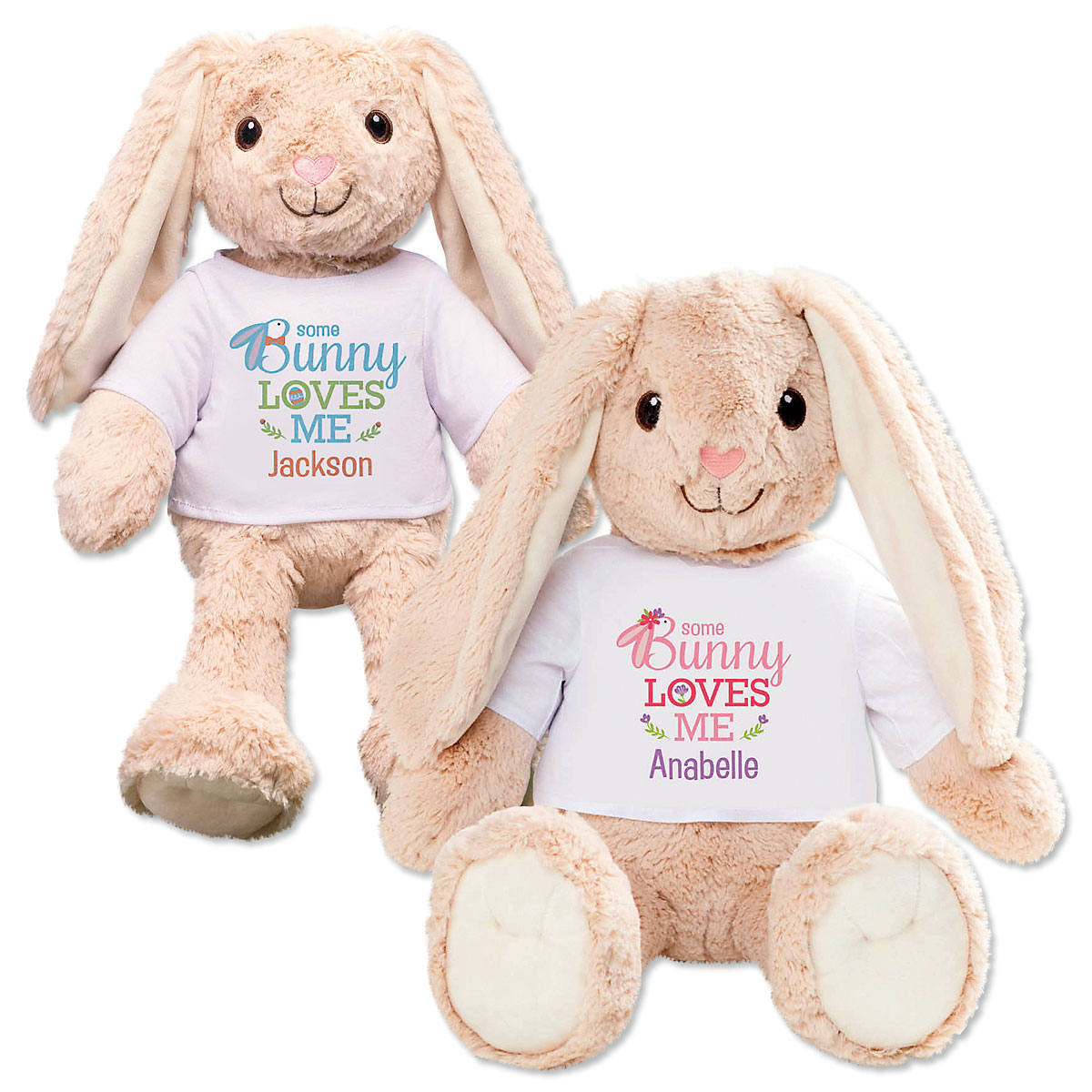 Somebunny Loves You Personalized Bunnies | Lillian Vernon