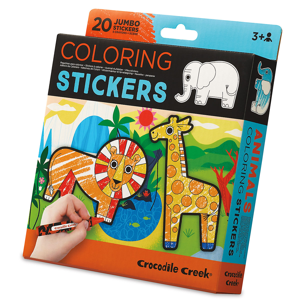 Coloring Animal Stickers | Lillian Vernon