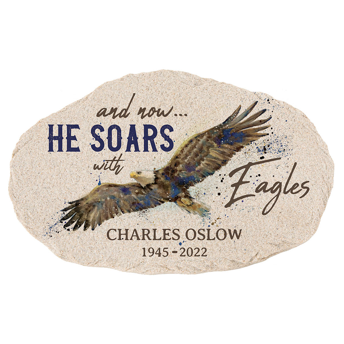 Soars with Eagles Garden Stone | Lillian Vernon