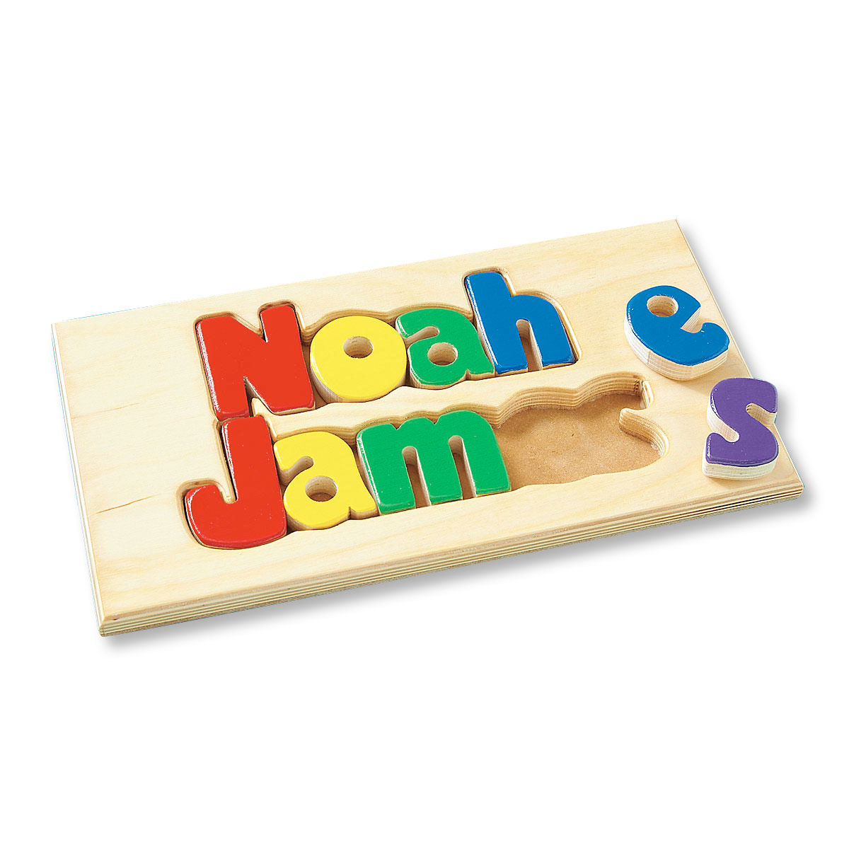 Personalized Double Name Board 1-8 Letters - Primary | Lillian Vernon