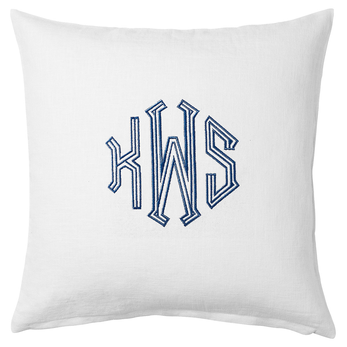 Embroidered Monogrammed Beach Pillow | Lillian Vernon