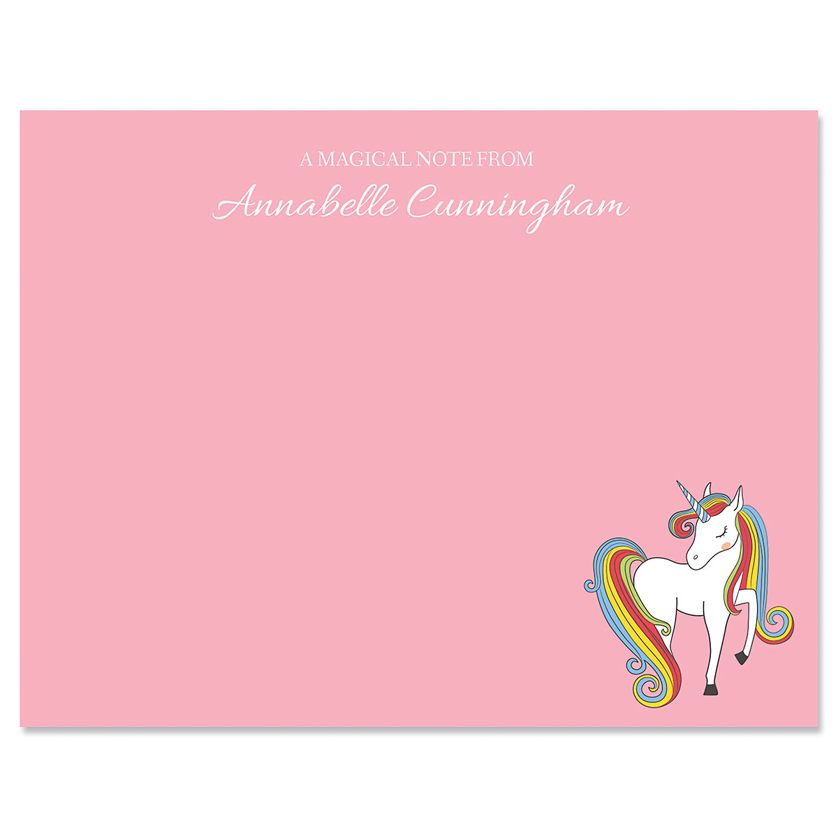 Fantasy Unicorn Correspondence Cards | Lillian Vernon