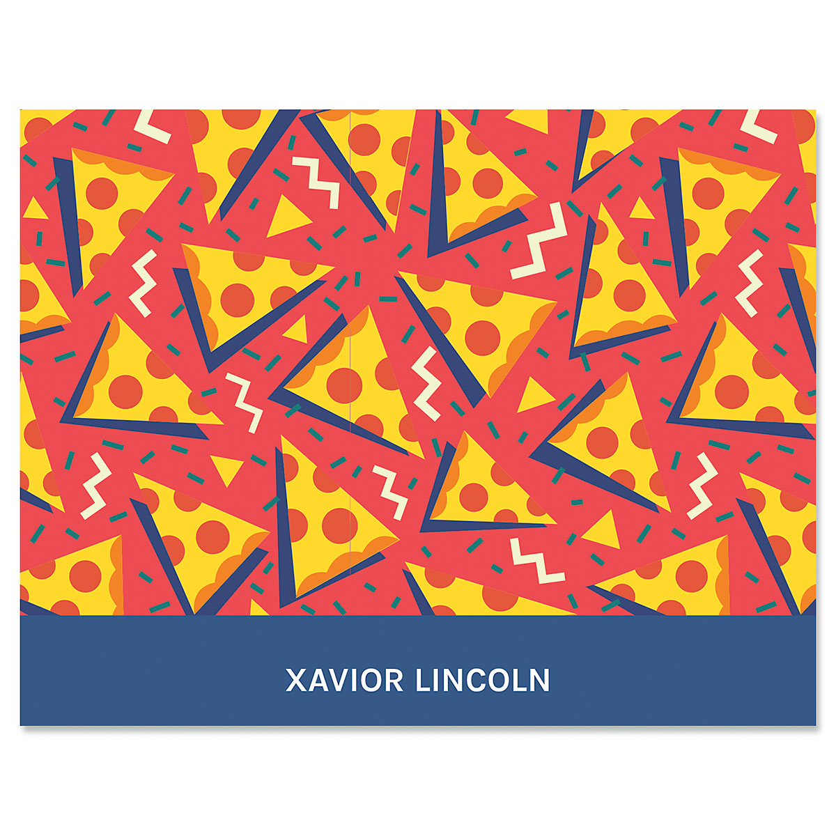 Retro Red Pizza Note Cards | Lillian Vernon