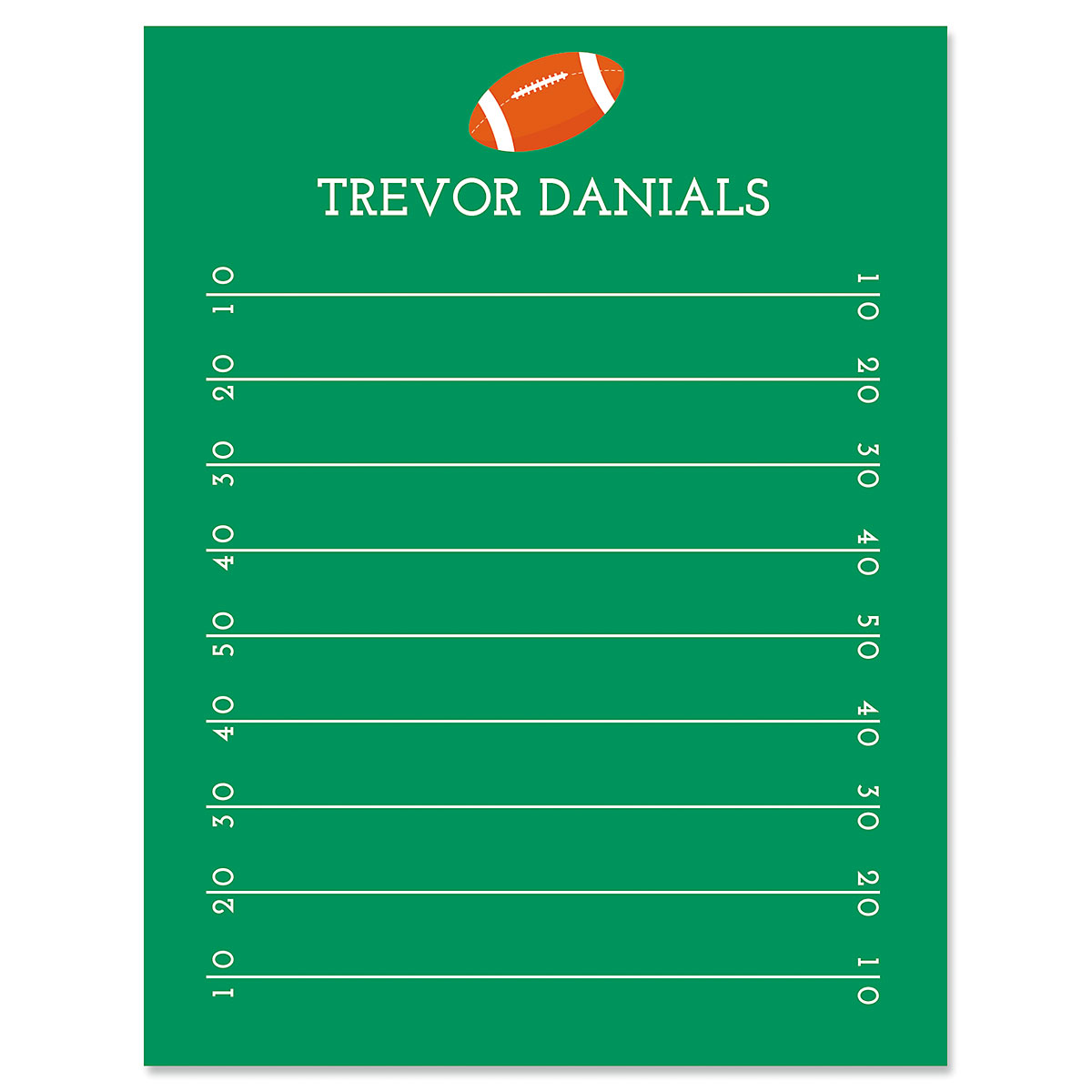 Football Correspondence Cards | Lillian Vernon