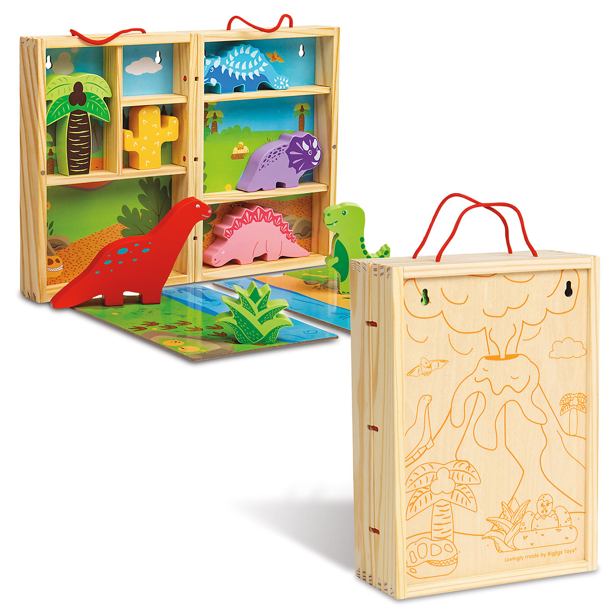 Dinosaur Animal Personalized Play Box | Lillian Vernon