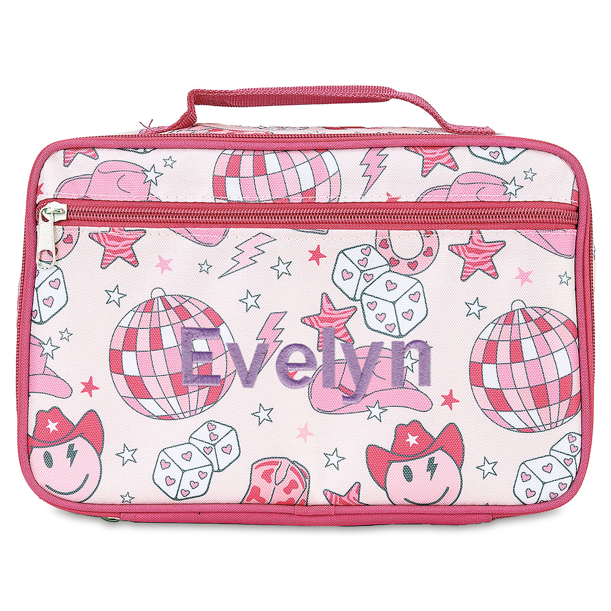 Giddy Up Emoji Personalized Lunch Tote | Lillian Vernon