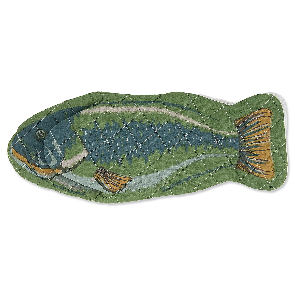 Green Fish Oven Mitt | Lillian Vernon