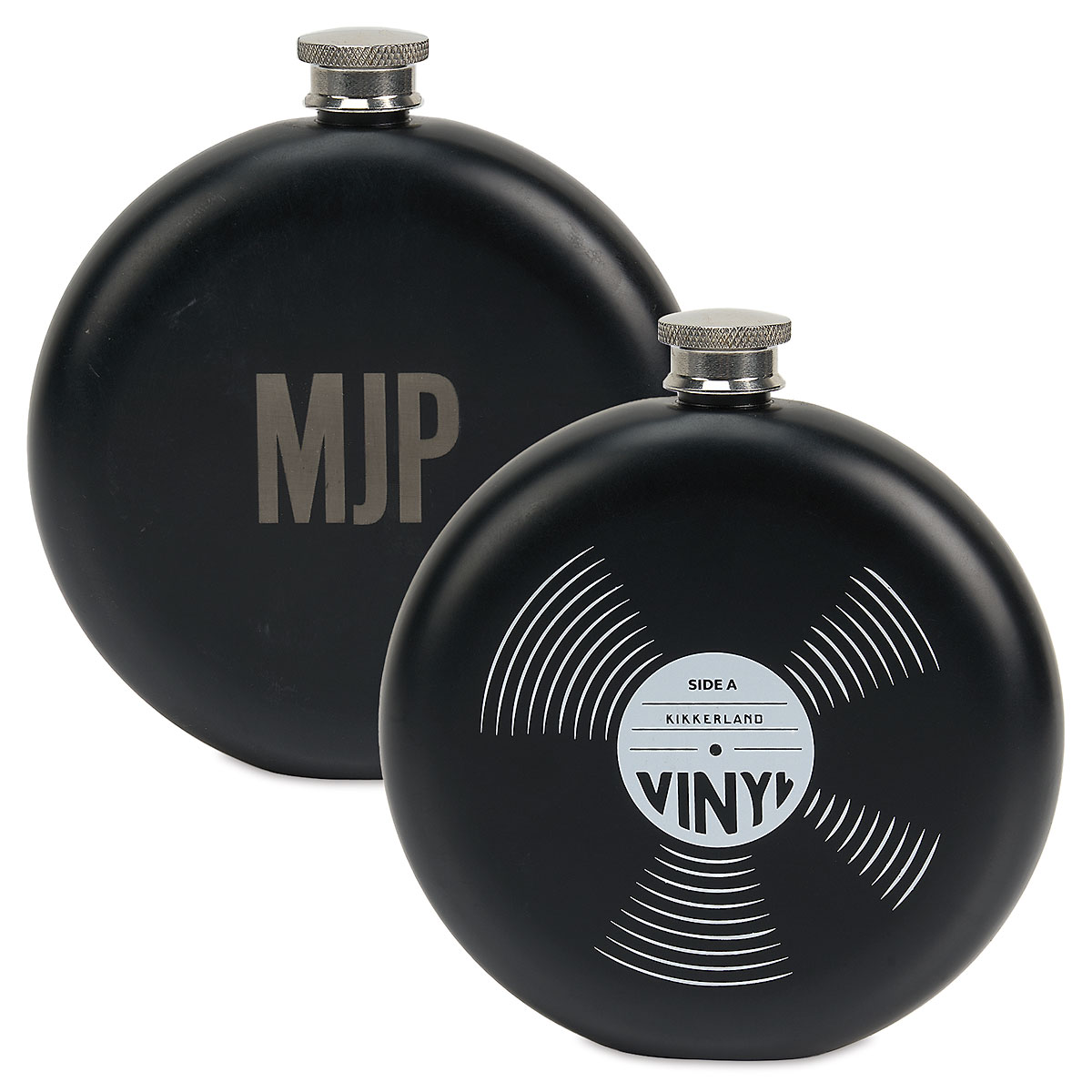 Record Hip Personalized Flask | Lillian Vernon