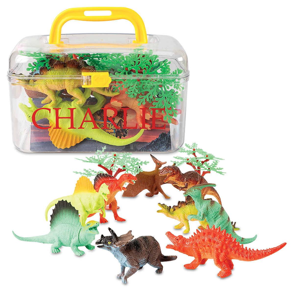 Dinosaur Kingdom in Personalized Carrying Case | Lillian Vernon