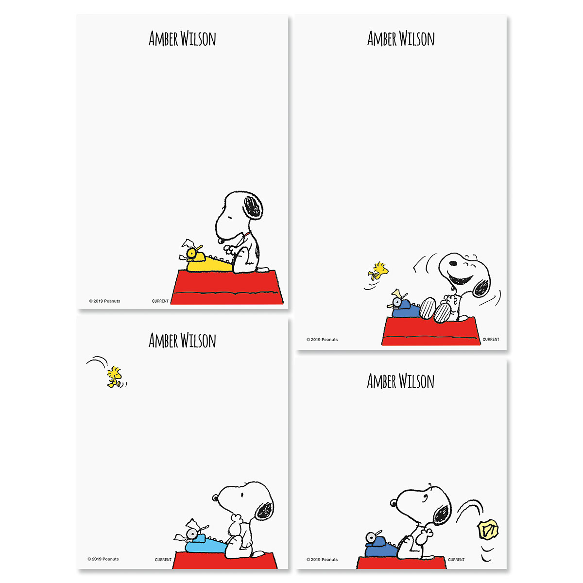 Snoopy’s Typewriter Notepad Set | Lillian Vernon
