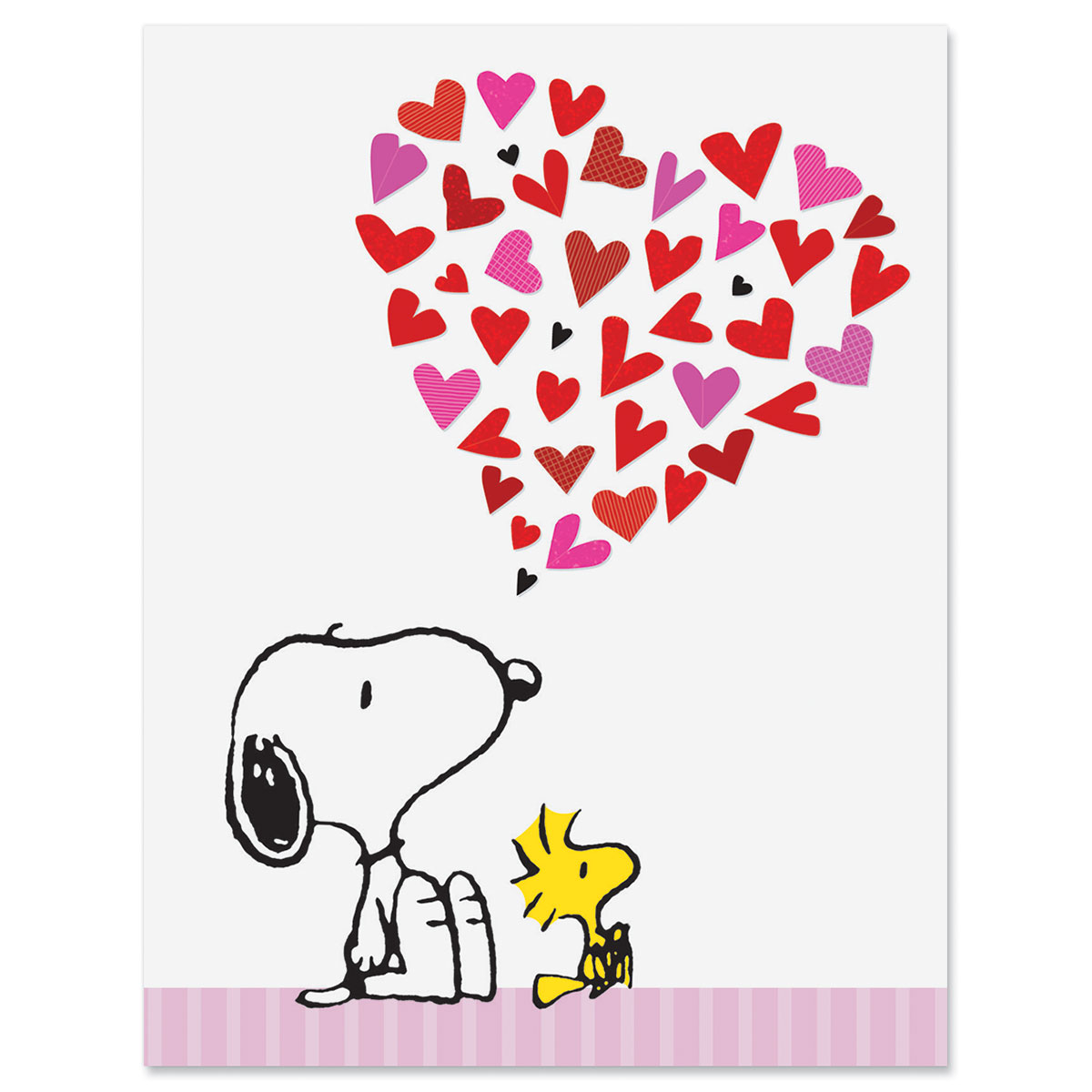 Snoopy Hearts Note Cards | Lillian Vernon