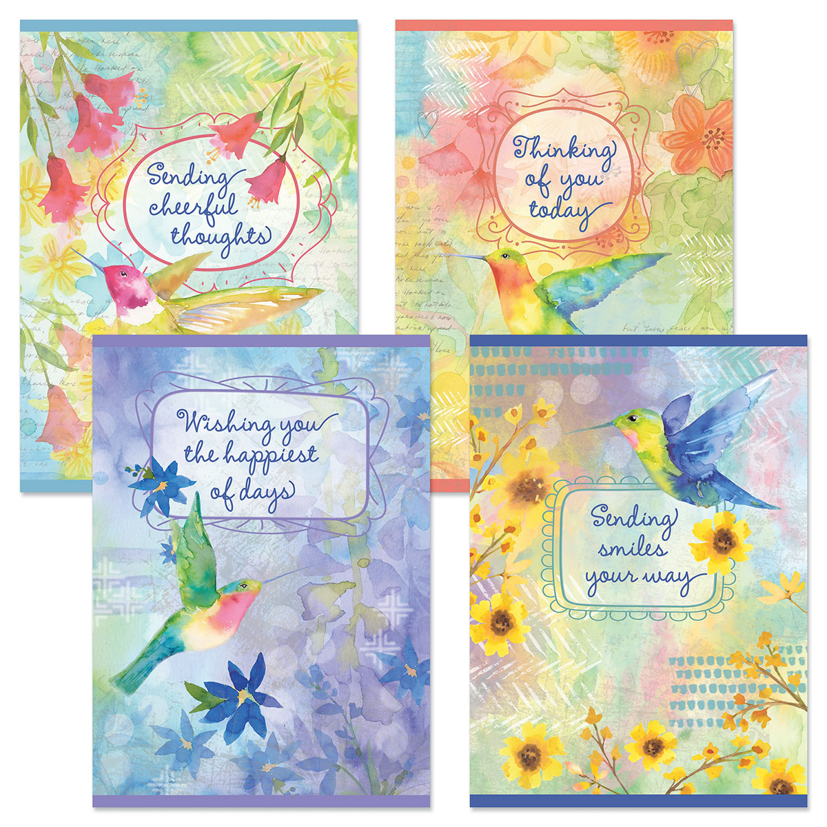 Hummingbird Garden Friendship Cards LV | Lillian Vernon