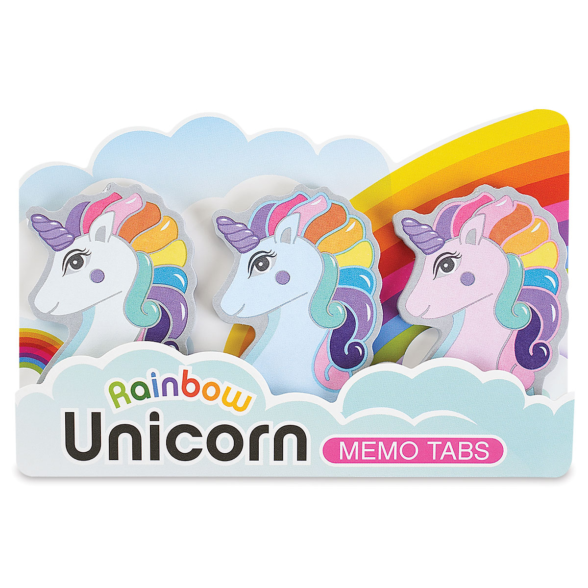 Rainbow Unicorn Memo Tabs | Lillian Vernon