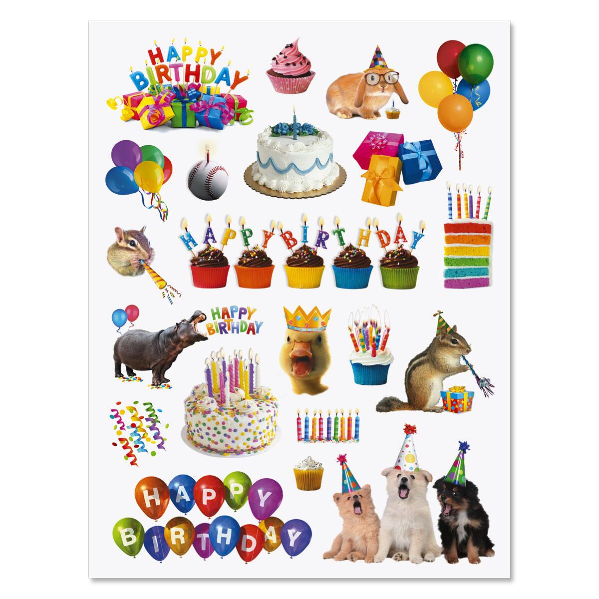 Birthday Stickers | Lillian Vernon