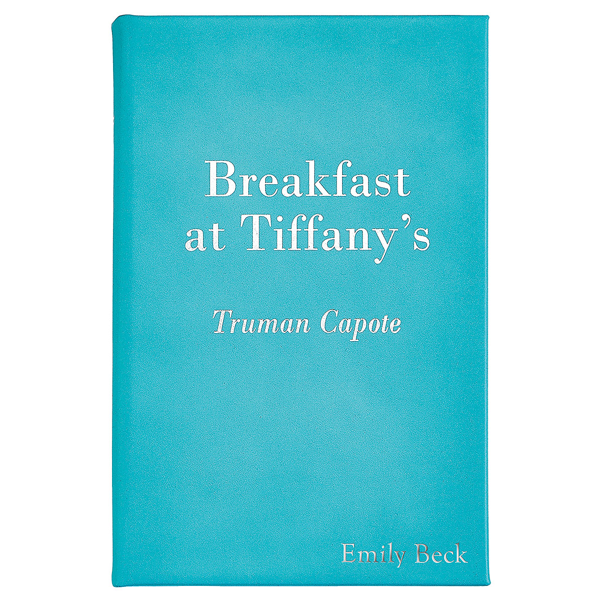 Breakfast at Tiffany's Personalized Leather-Bound Book | Lillian Vernon