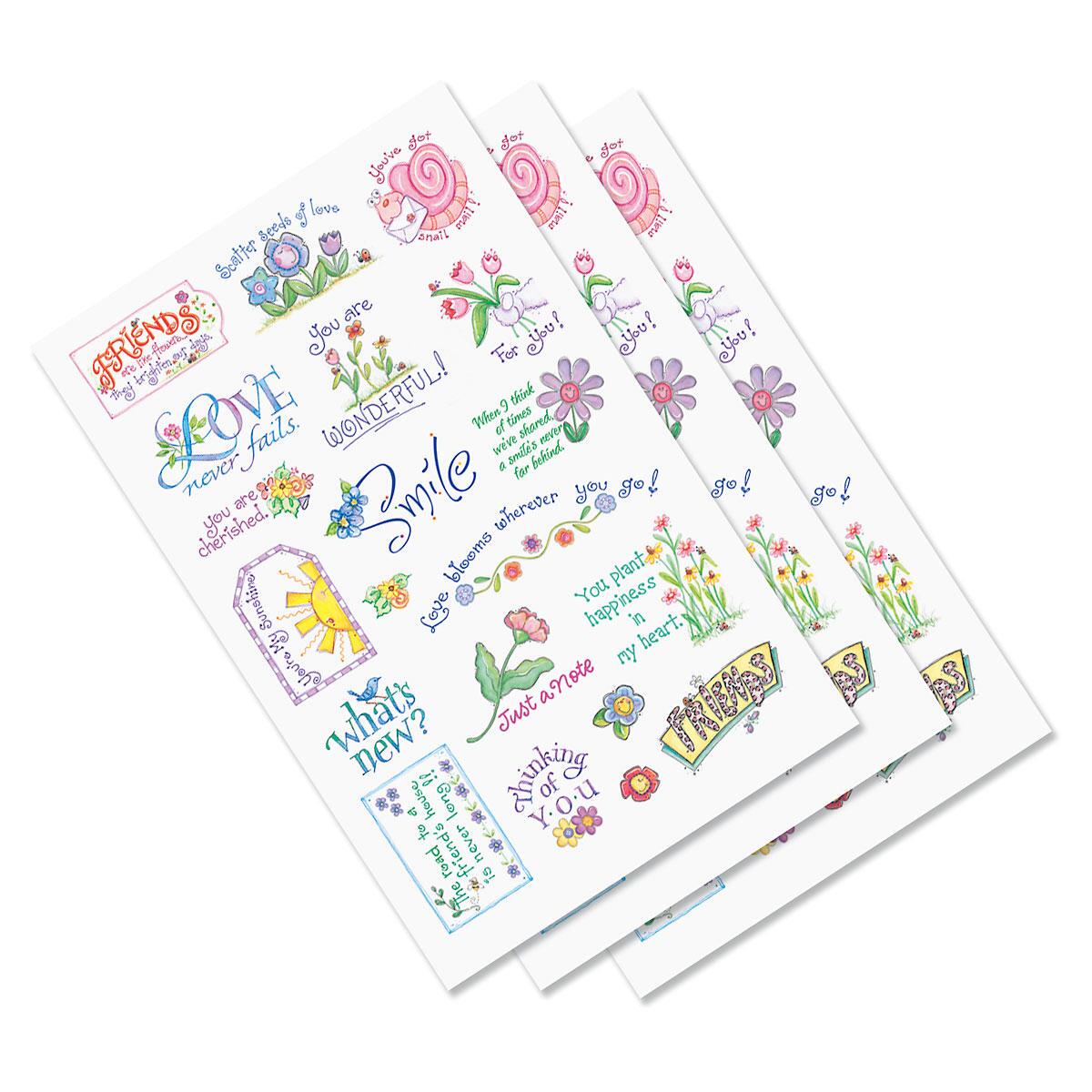 Flower Stickers | Lillian Vernon