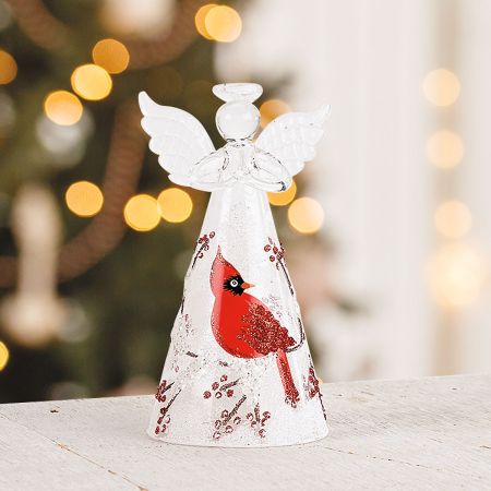 Cardinal Angel Ornament Lillian Vernon