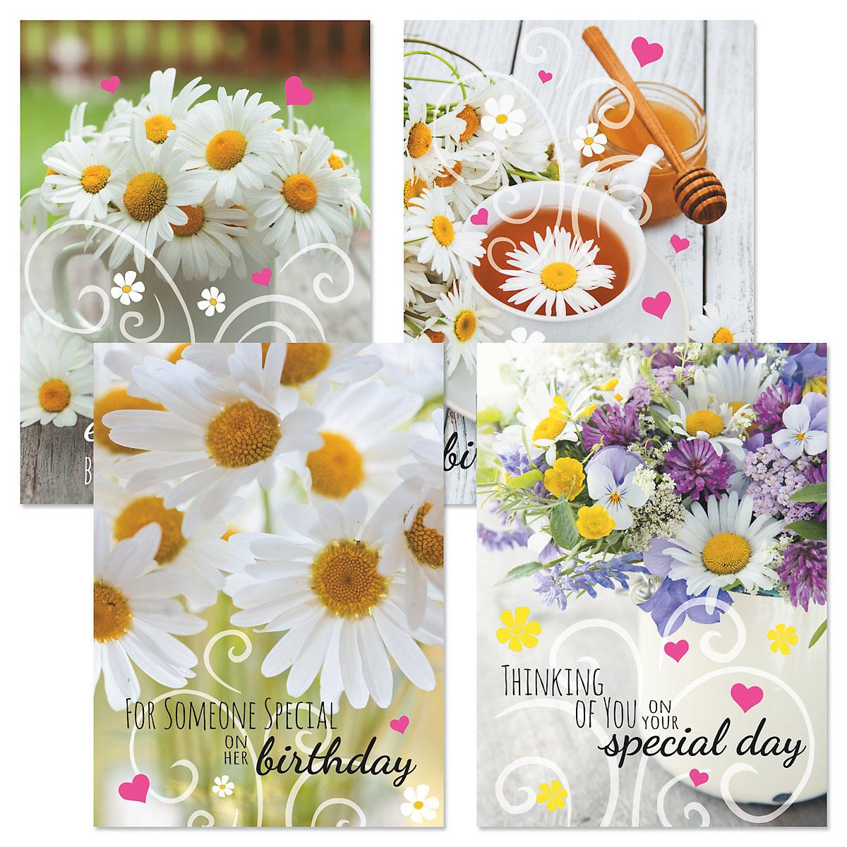 Daisy Birthday Cards | Lillian Vernon