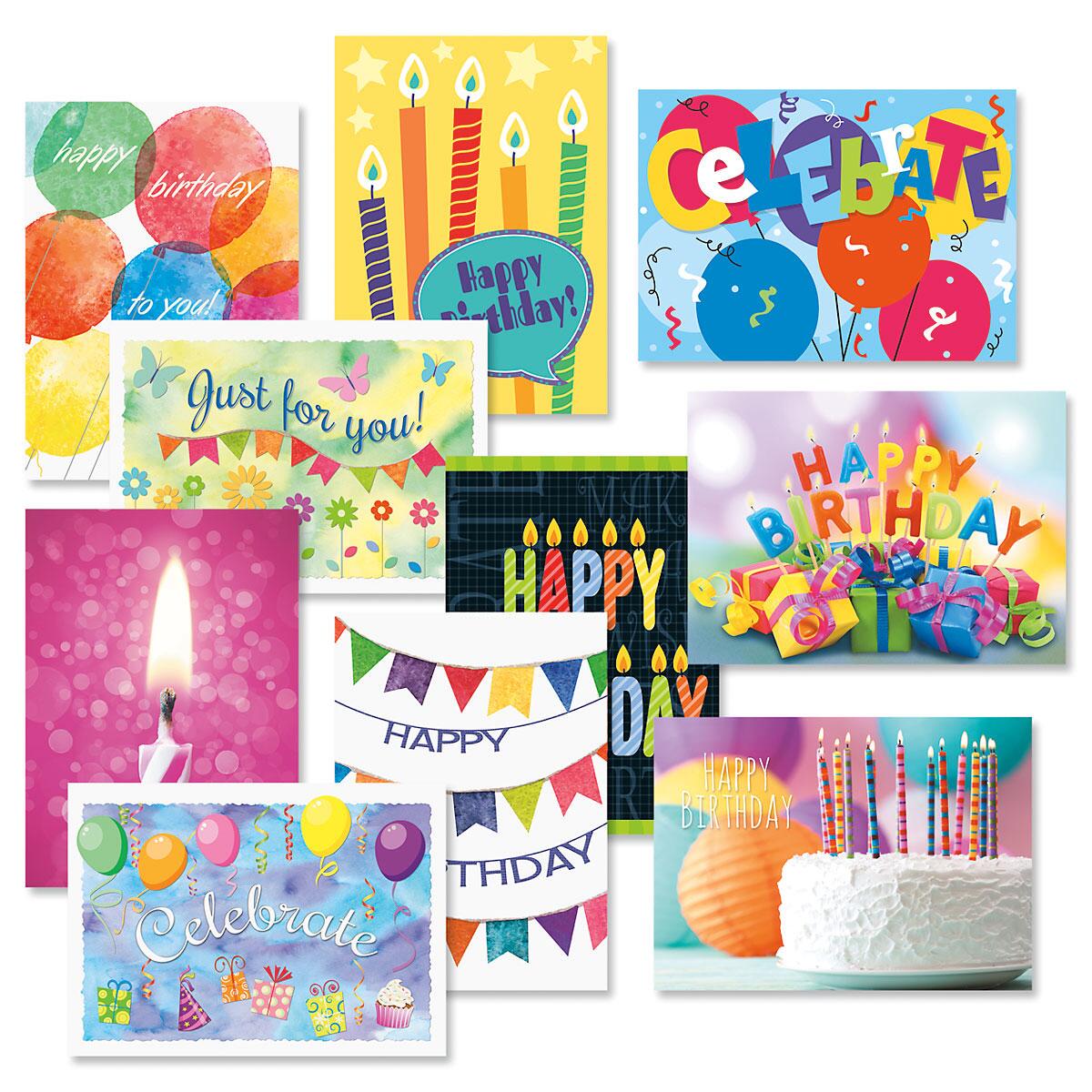 Graphic Birthday Cards Value Pack | Lillian Vernon