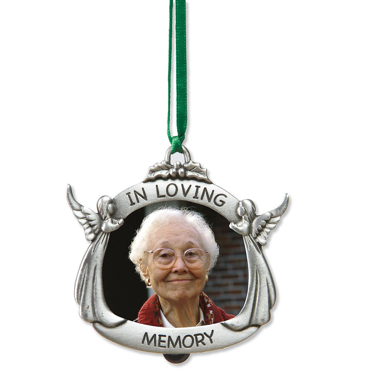 In Loving Memory Photo Frame Personalized Ornaments | Lillian Vernon