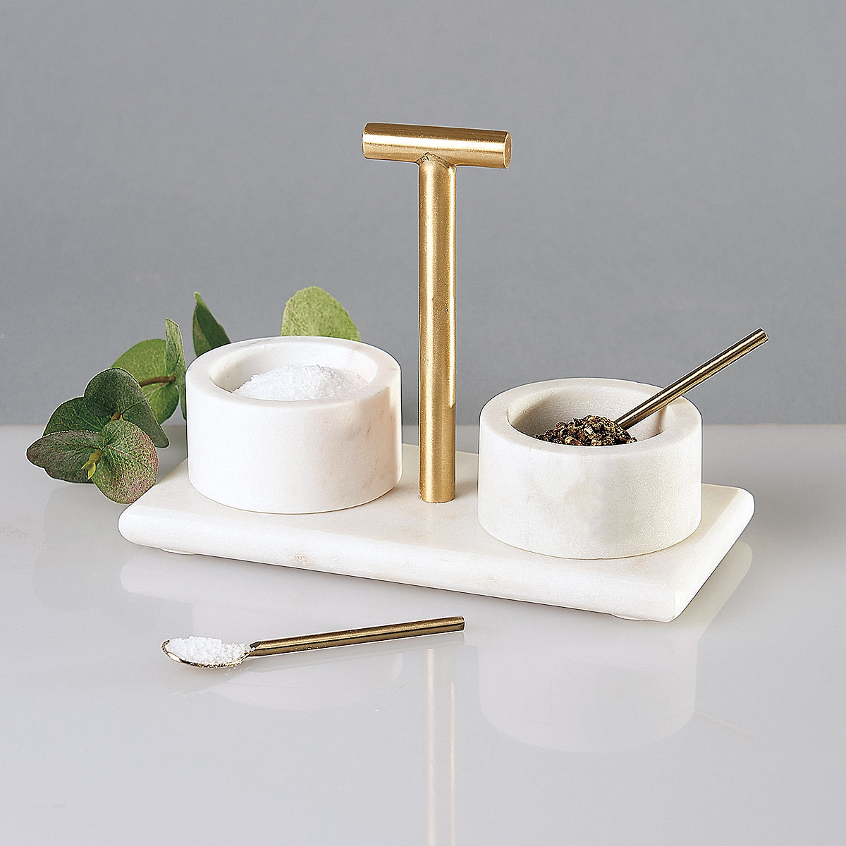 Marble Condiment Set | Lillian Vernon