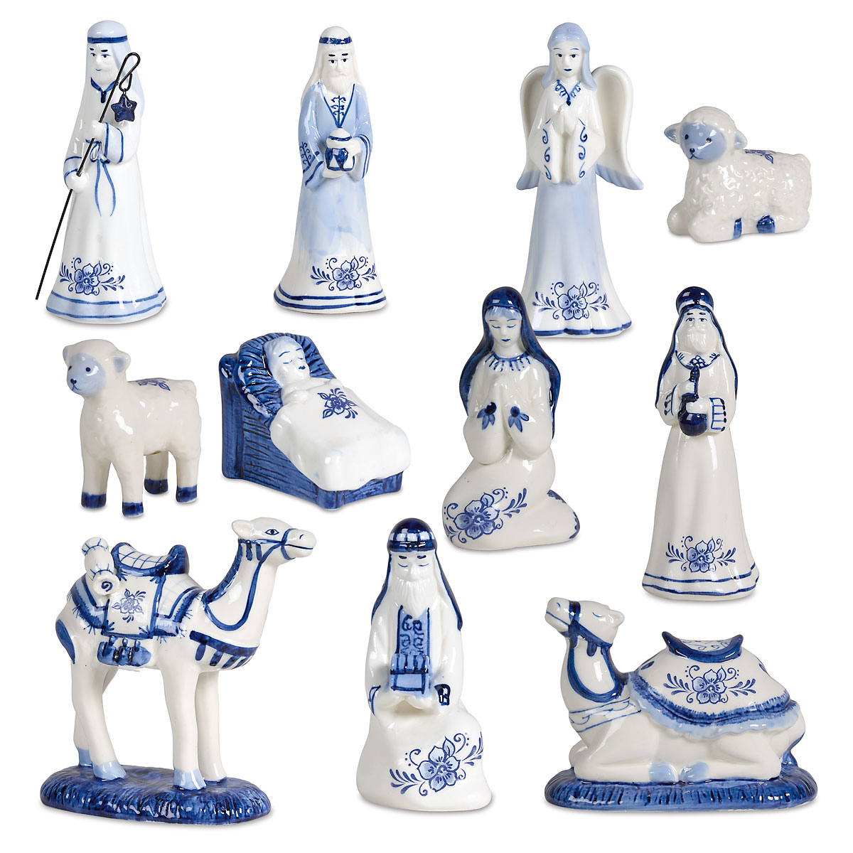 Porcelain Nativity Set | Lillian Vernon