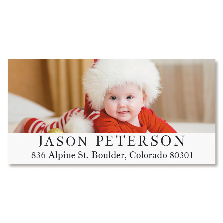 Classic Deluxe Photo Address Label | Lillian Vernon