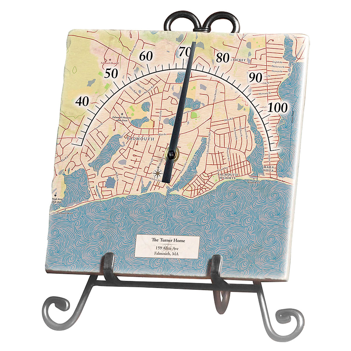Classic Map Personalized Thermometer | Lillian Vernon