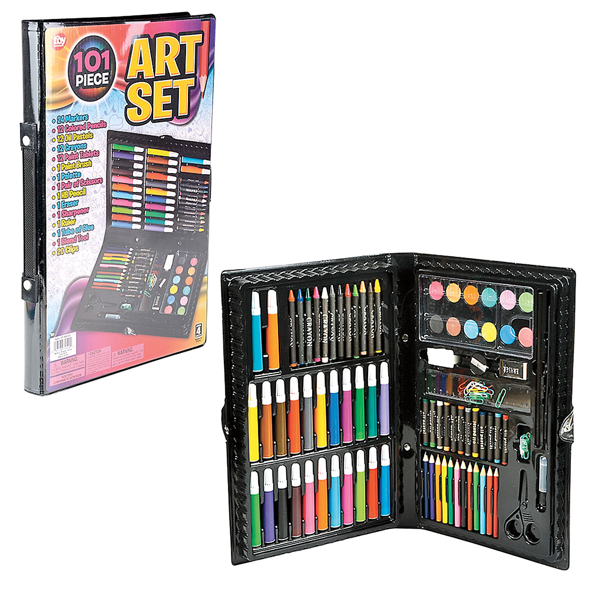 101-Piece Art Set | Lillian Vernon