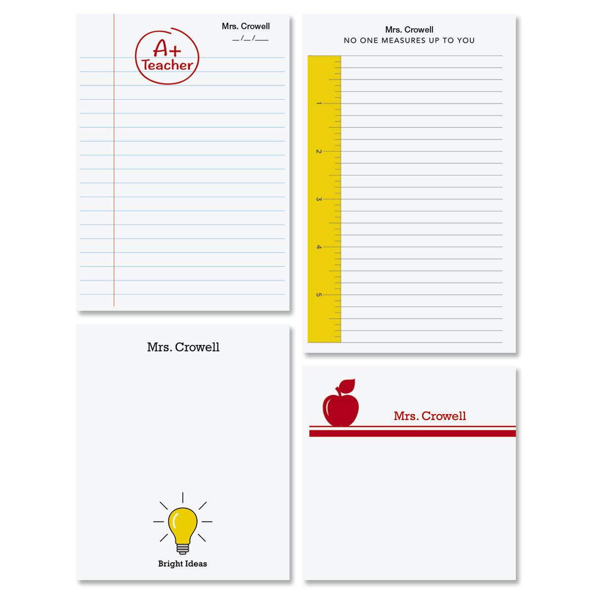 Teacher Note Pads | Lillian Vernon
