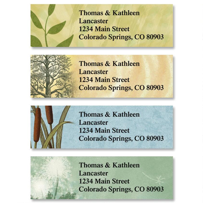 Textures Classic Personalized Address Labels (4 Designs) | Lillian Vernon