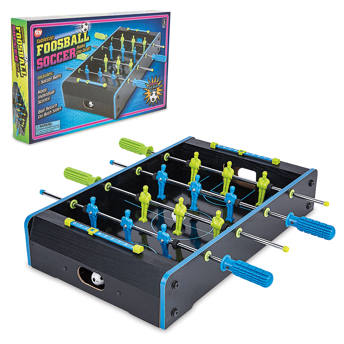 Neon Tabletop Foosball | Lillian Vernon