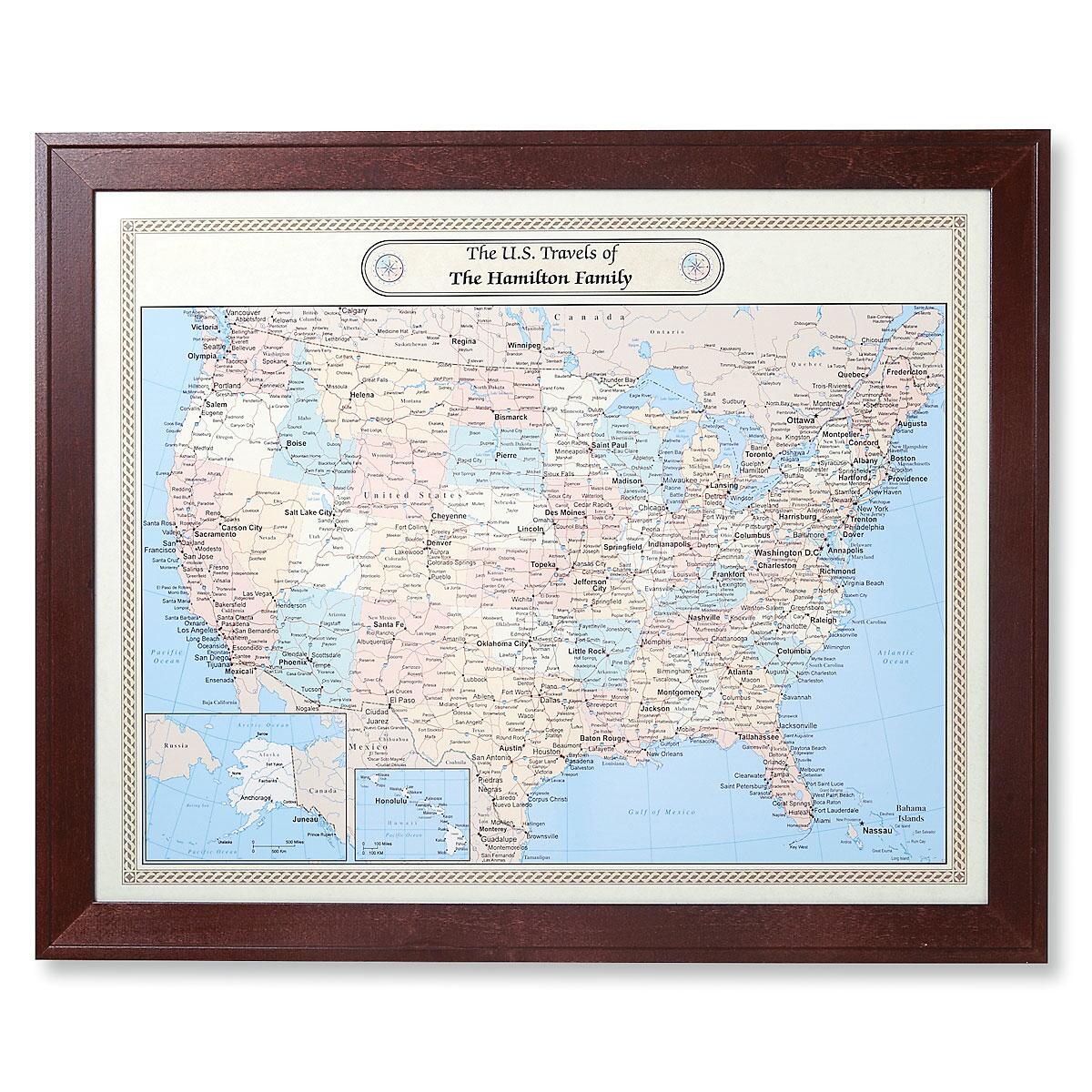United States Customized Map | Lillian Vernon