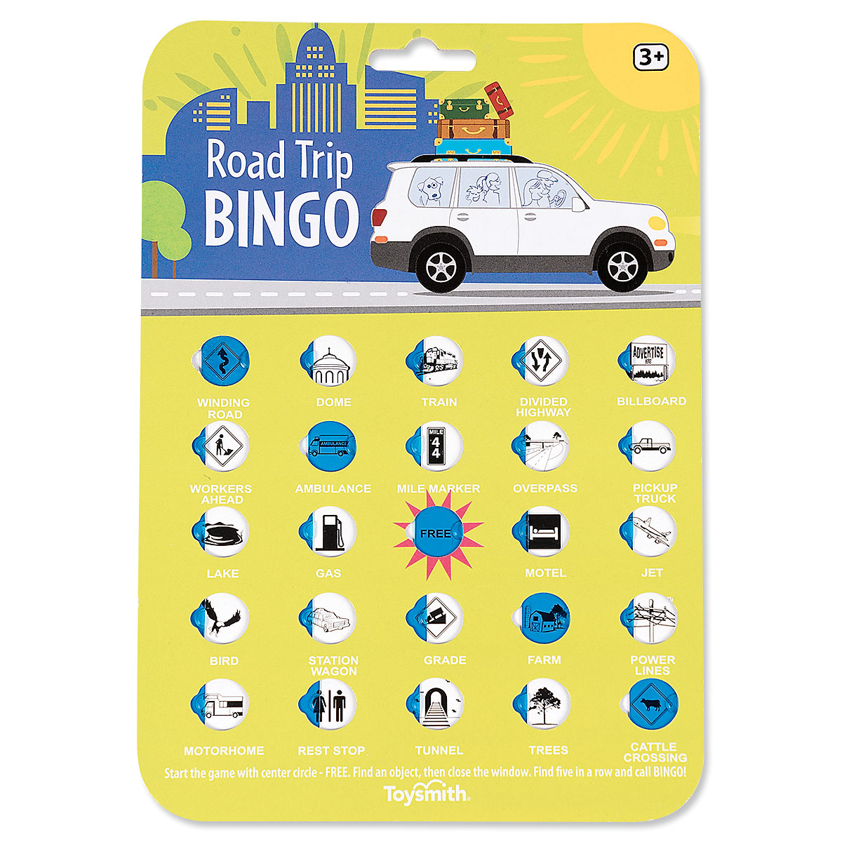 Road Trip Bingo Card | Lillian Vernon