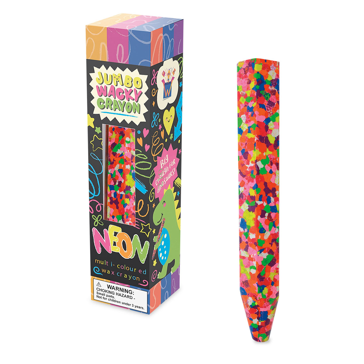Jumbo Wacky Neon Crayon | Lillian Vernon